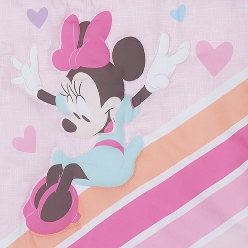 Disney NoJo Disney Minnie Mouse Be Happy 3 Piece Crib Bedding Set ...