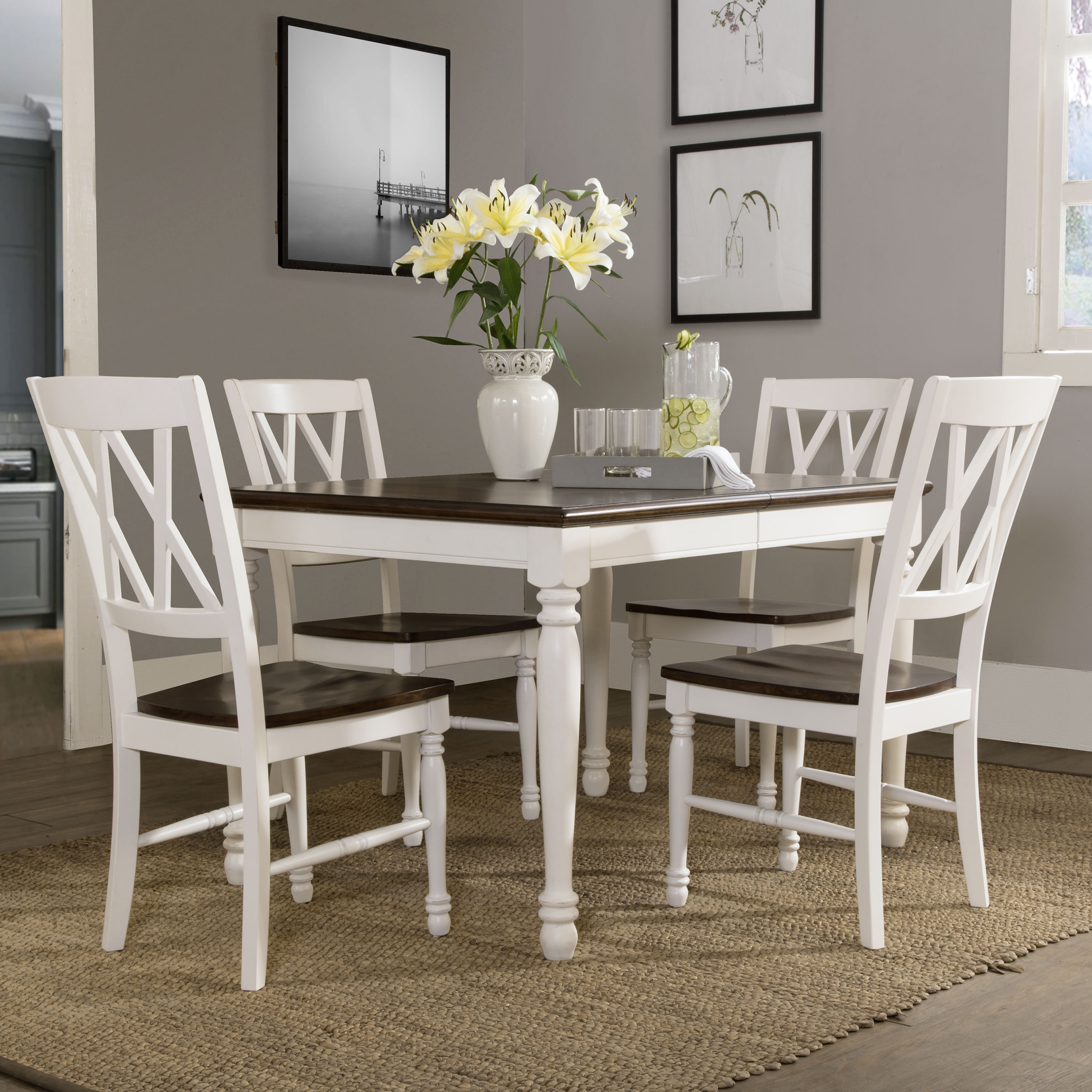 Gracie Oaks Dunblane 5 Piece Extendable Dining Set & Reviews - Wayfair ...