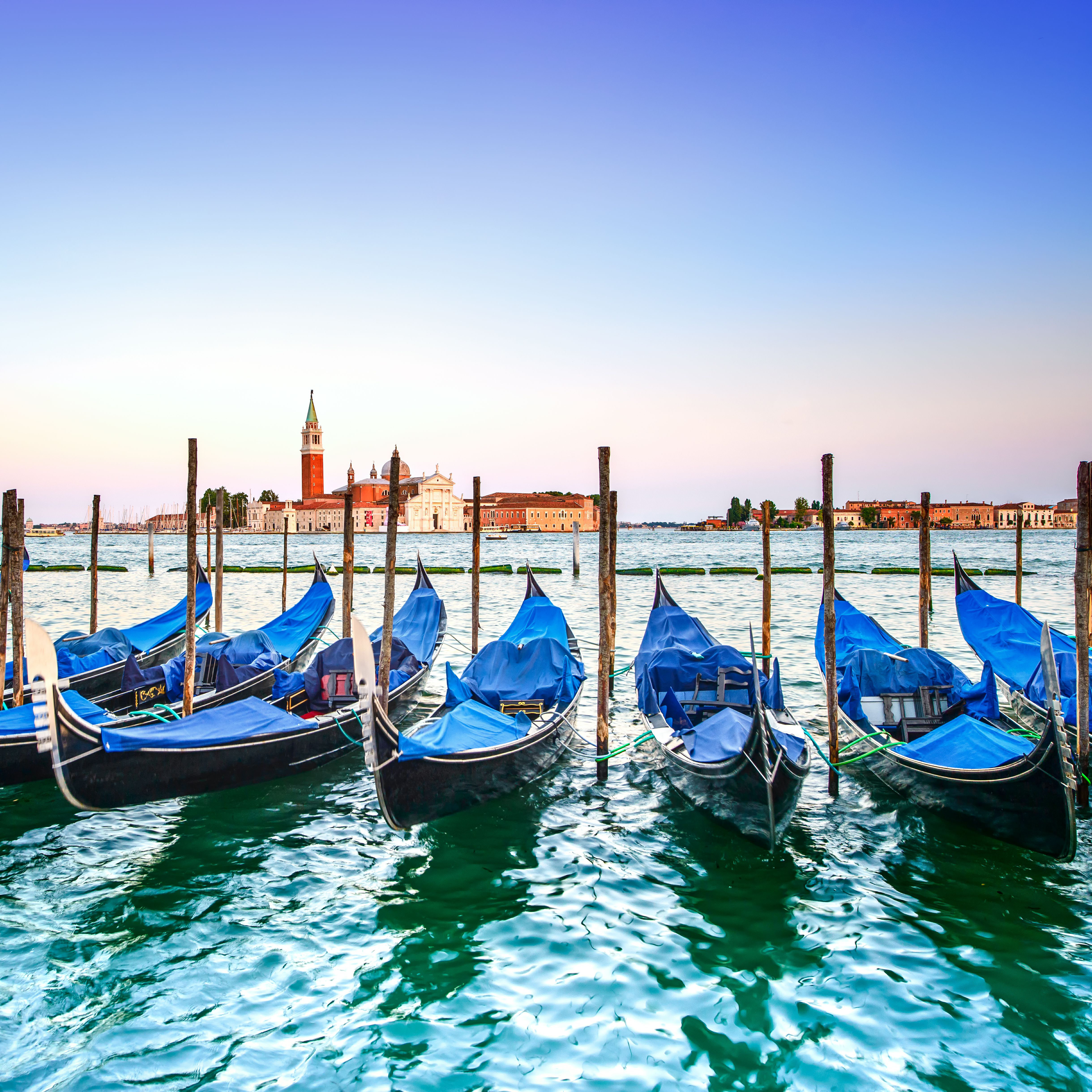 Breakwater Bay Venice Sunset by Stevanzz - Wrapped Canvas Photograph ...