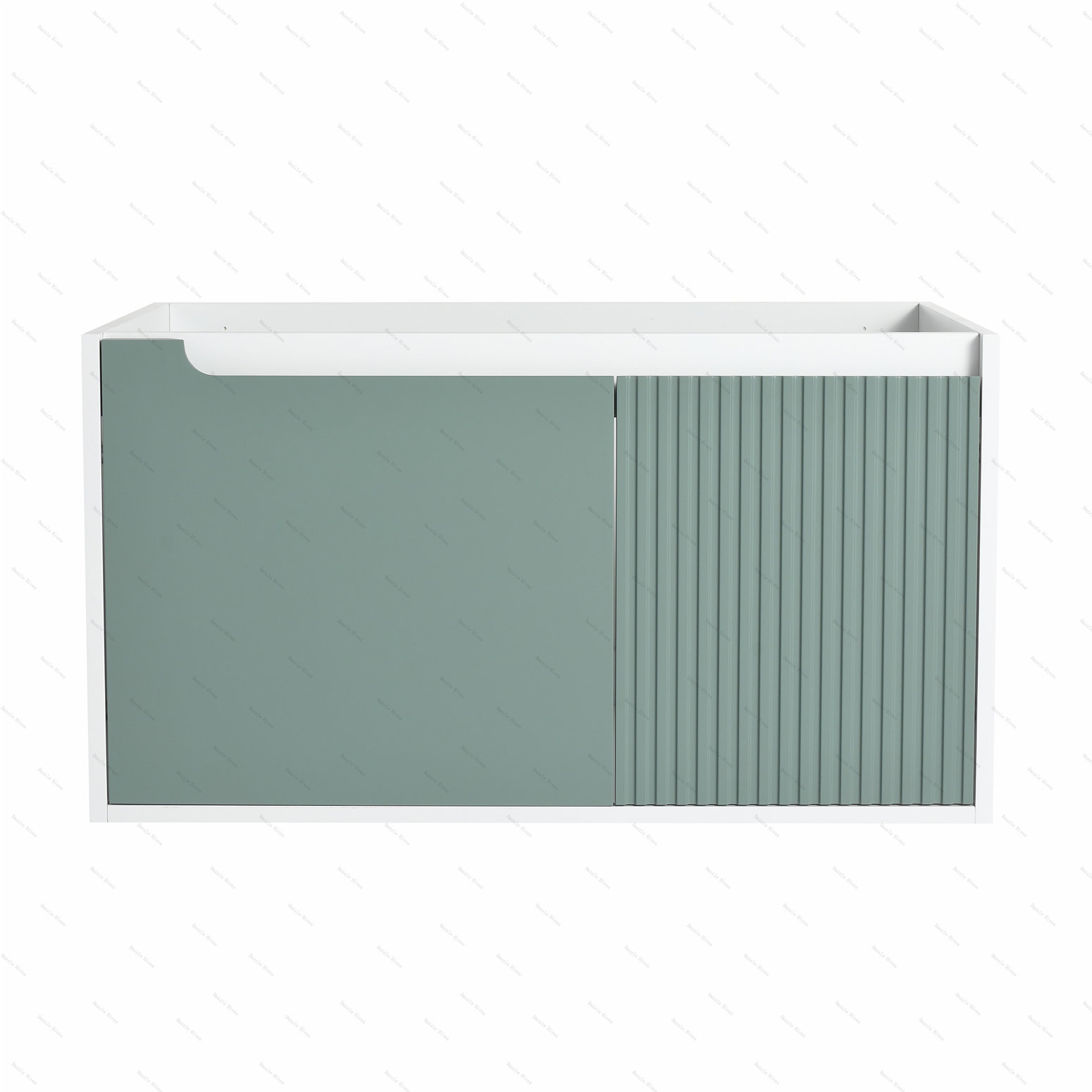 Dazzle Hives Floating Wall-Mounted Bathroom Vanity & Soft-Close Cabinet ...