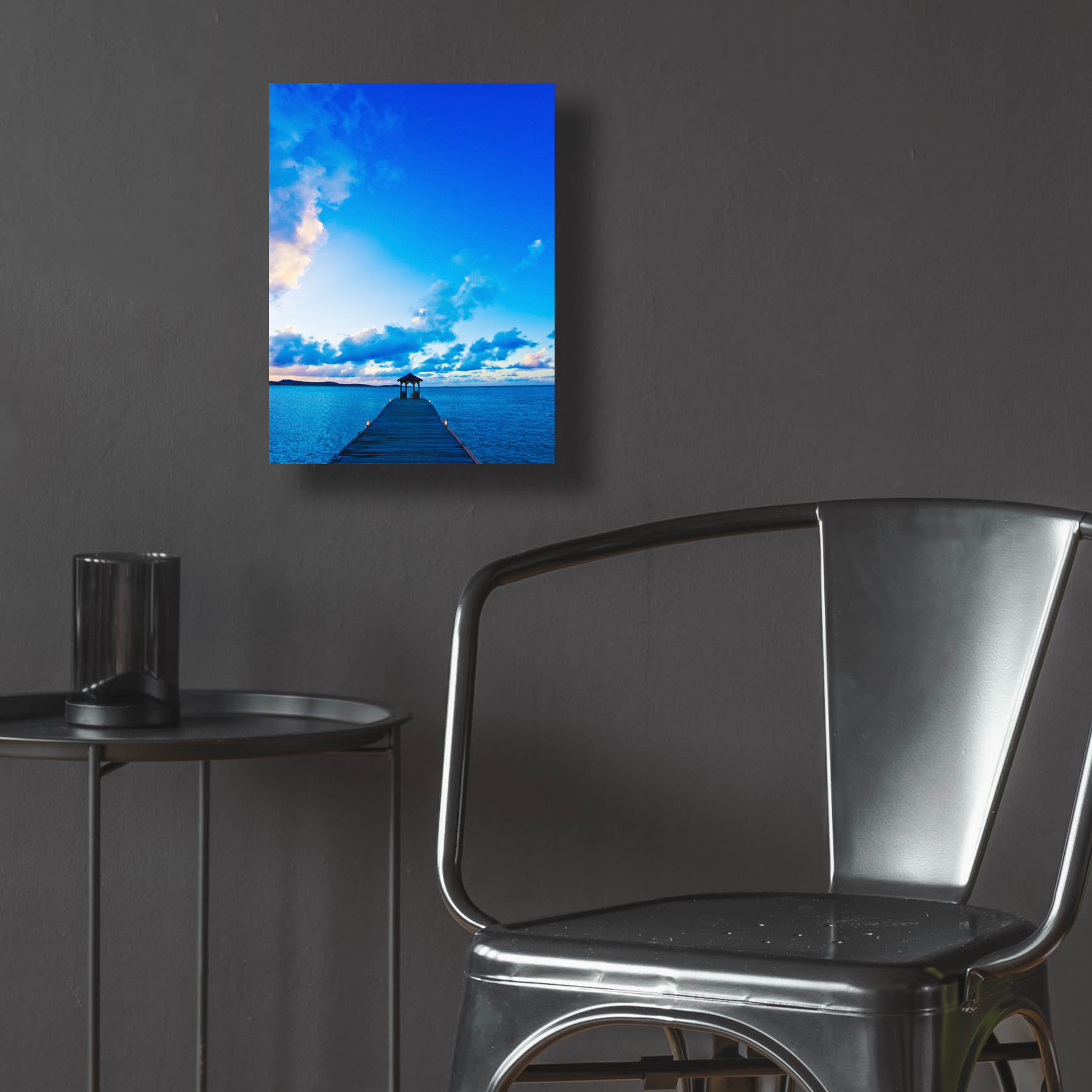 Highland Dunes 'Dock' by Lorne Resnick, Acrylic Glass Wal Art | Wayfair