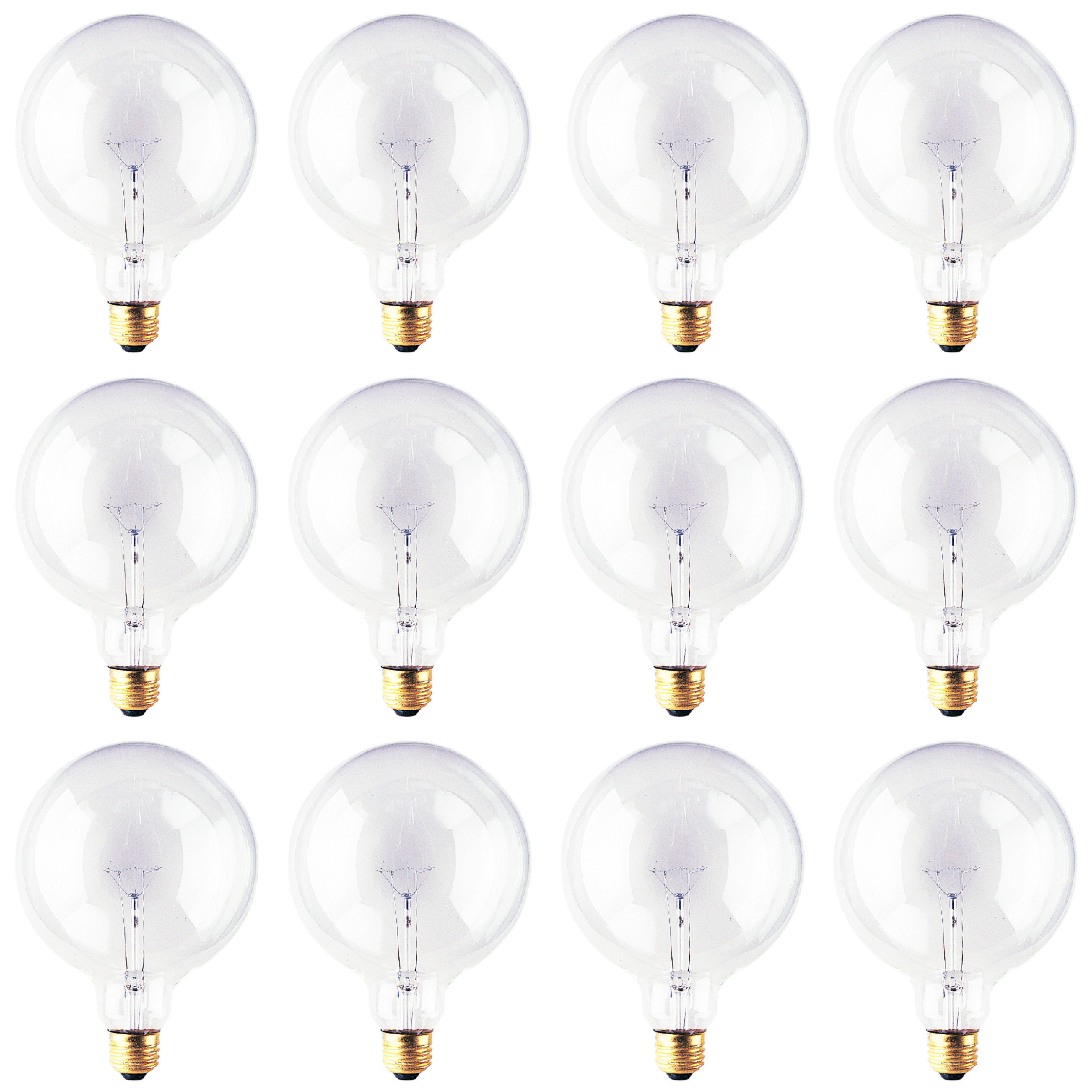 Bulbrite Industries 40 Watt, G40 Incandescent Dimmable Light Bulb ...