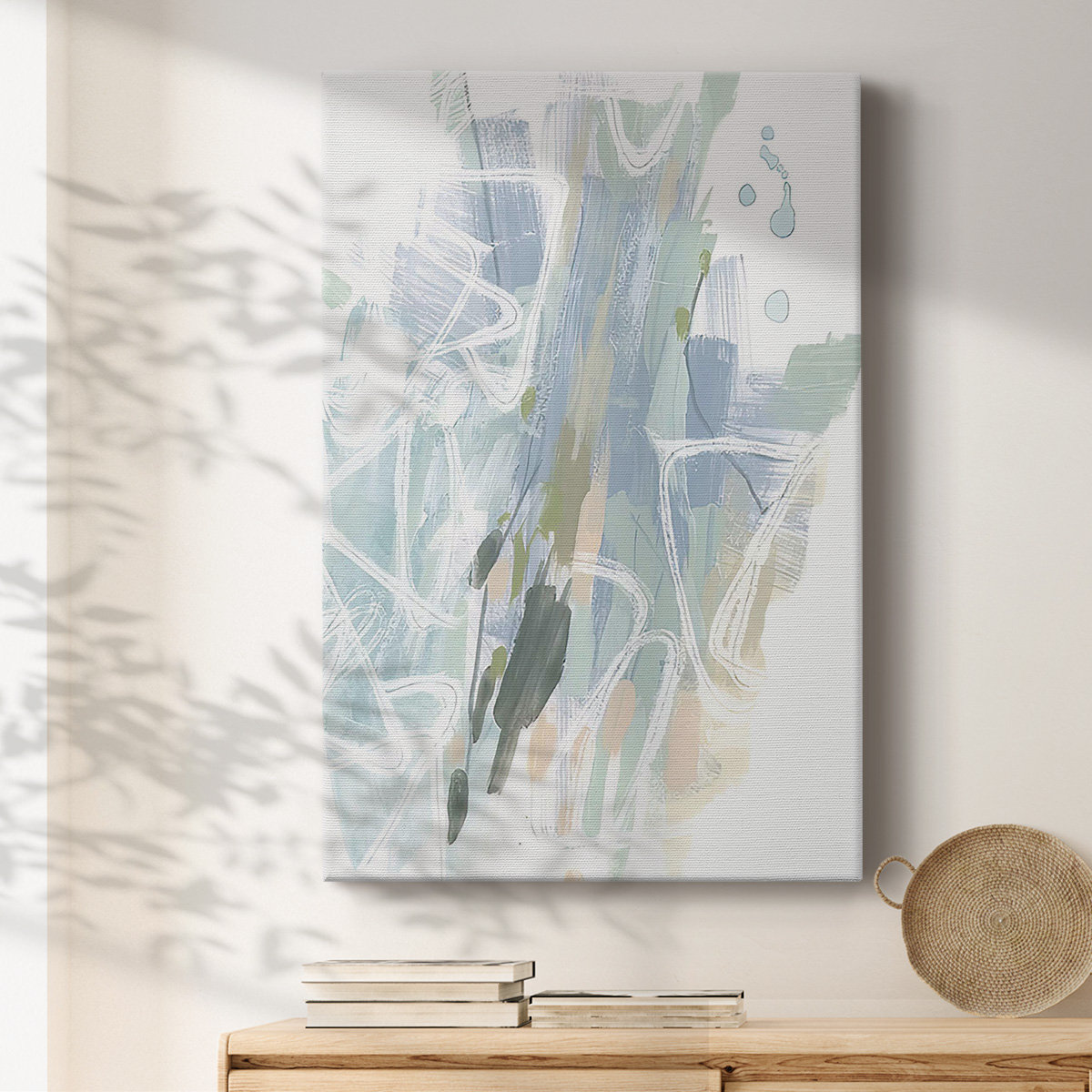 Wrought Studio™ Loop Code II Framed On Canvas Print - Wayfair Canada