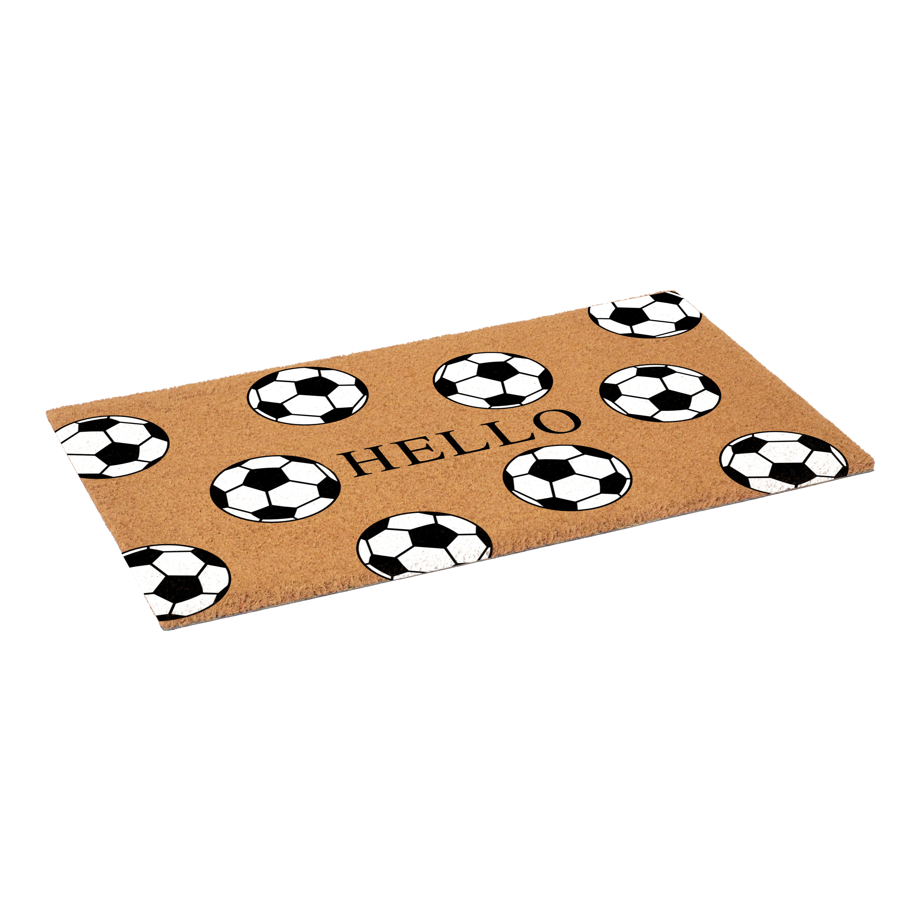 Ophelia & Co. Soccer Hello Doormat | Wayfair