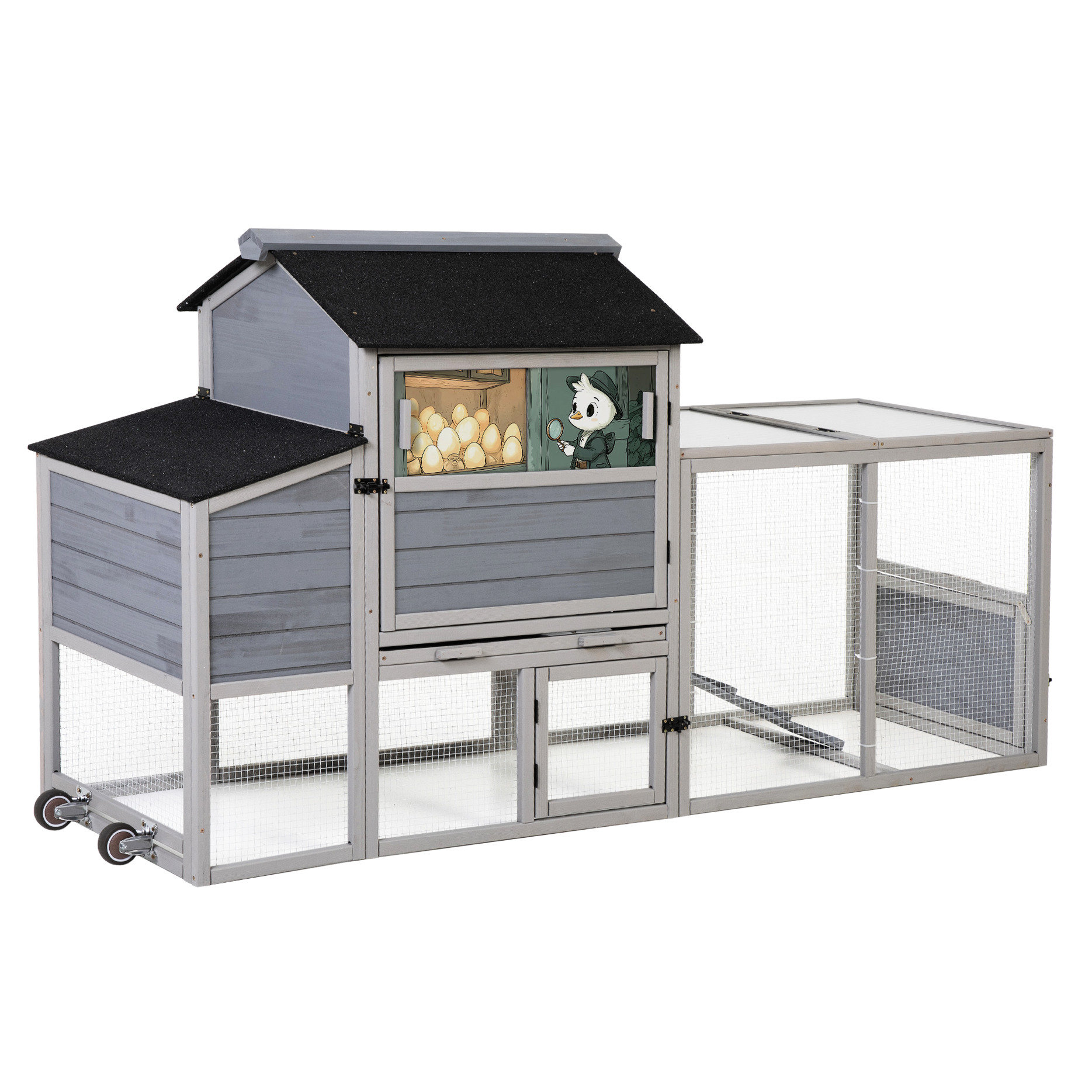 One Allium Way® Portable Chicken Coop With Climate - Controlled ...