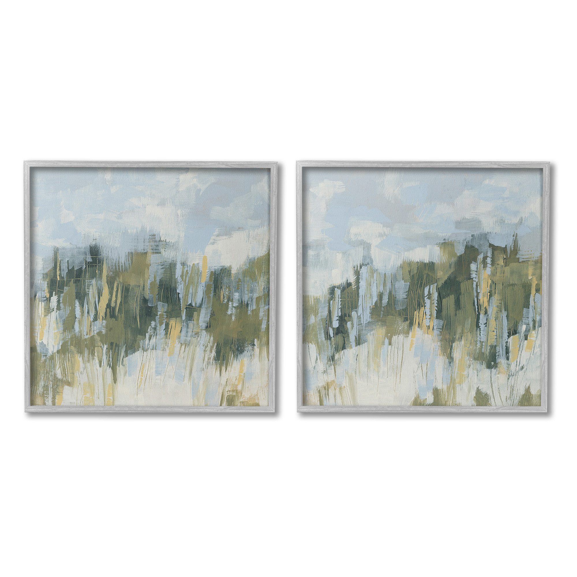 Wrought Studio™ " Abstract Brushed Landscape Single Picture Frame " by ...