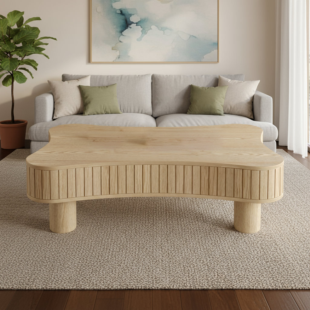 Ivy Bronx Living Room Lift Coffee Table (Black), Grooved Panel Hidden ...