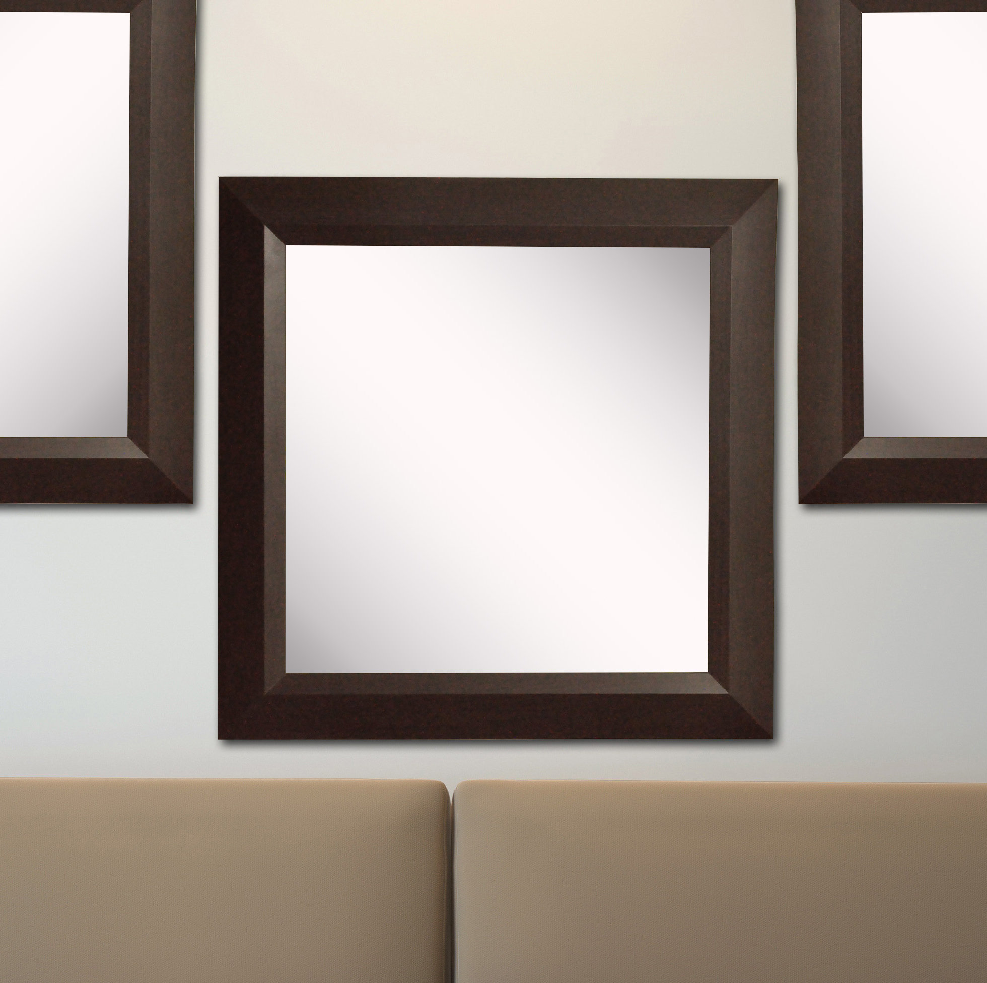 Wade Logan® Arazeli 3 Piece Gregorio Rustic Wall Mirror Set | Wayfair