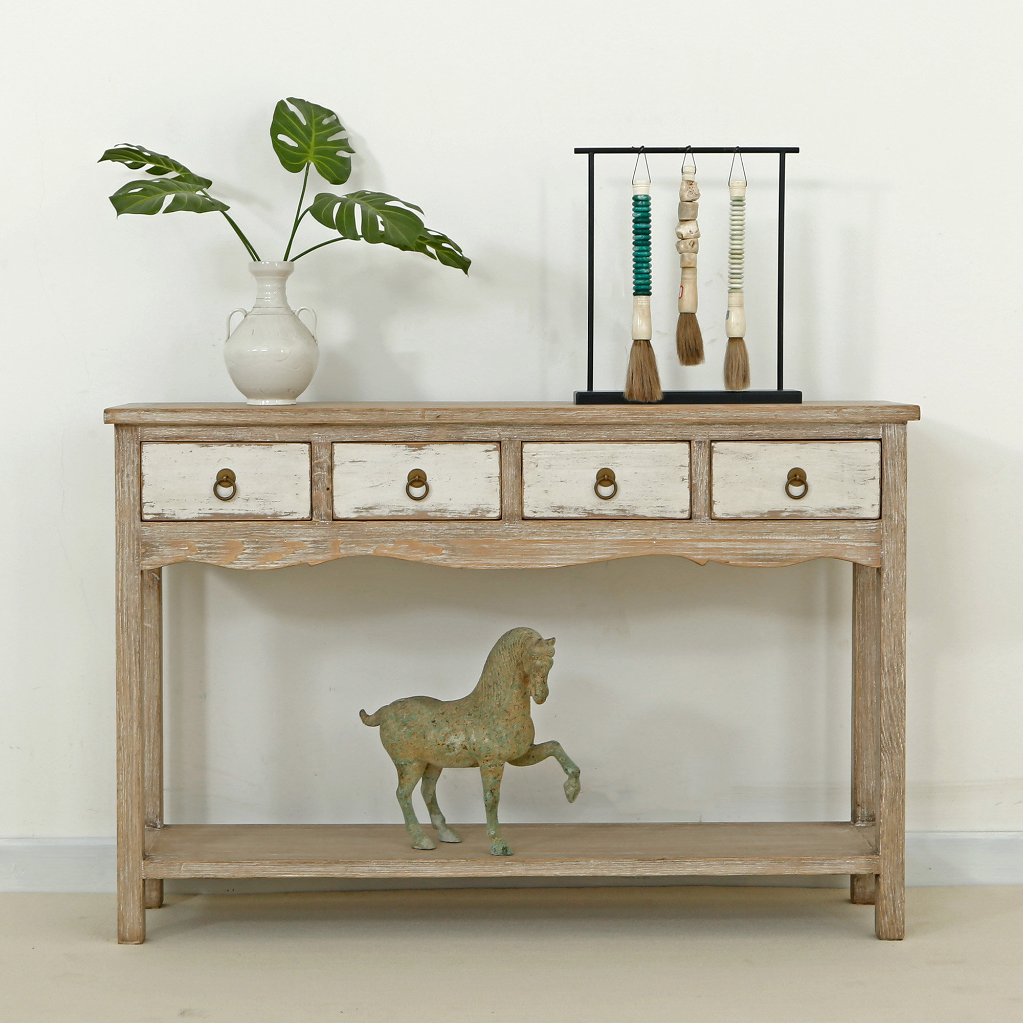 One Allium Way® 48" Solid Wood Console Table | Wayfair