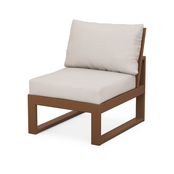 POLYWOOD® Edge Modular Armless Chair & Reviews | Wayfair
