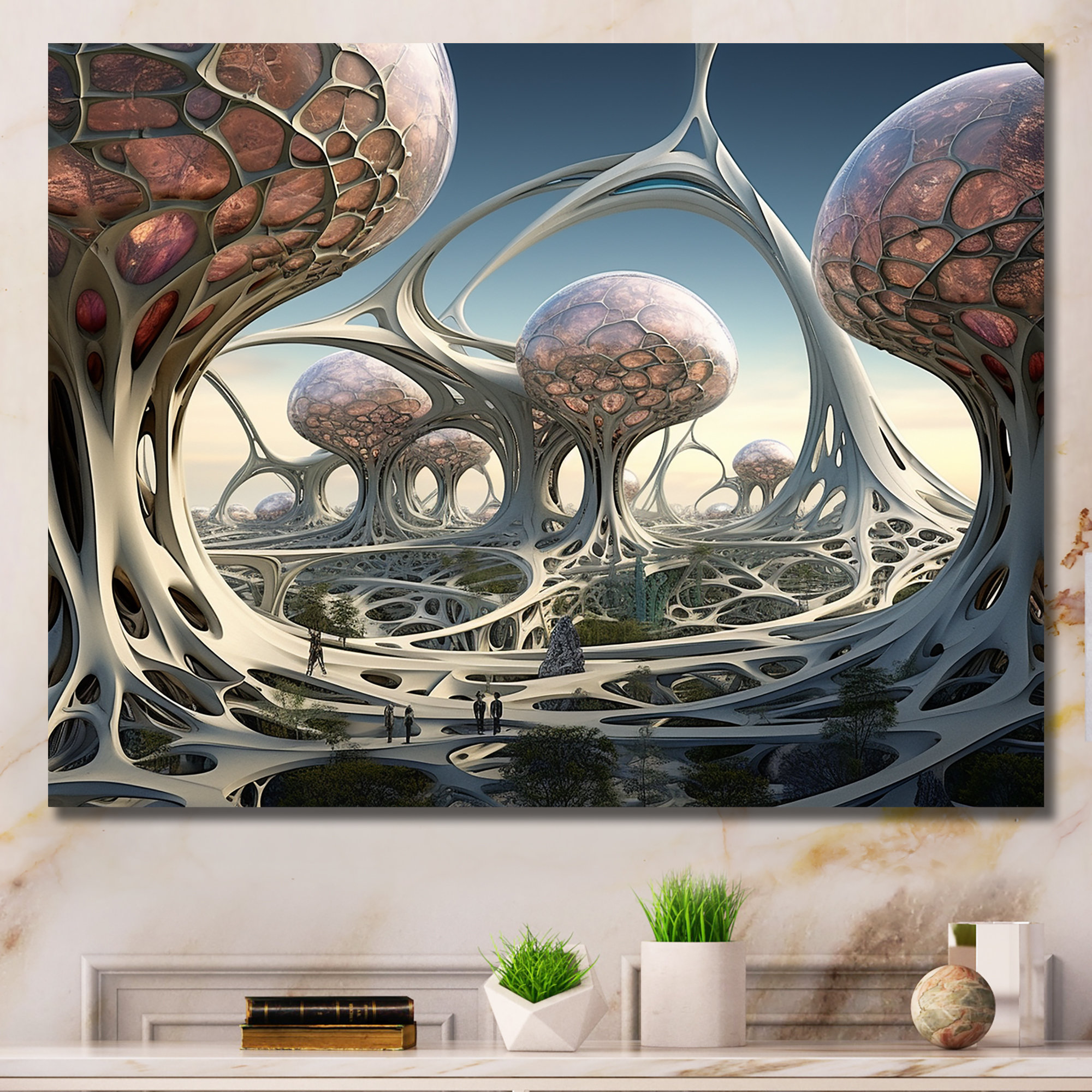 Orren Ellis Dreamscape Surreal Fractal Fantasy I - Surrealism Wall Art ...