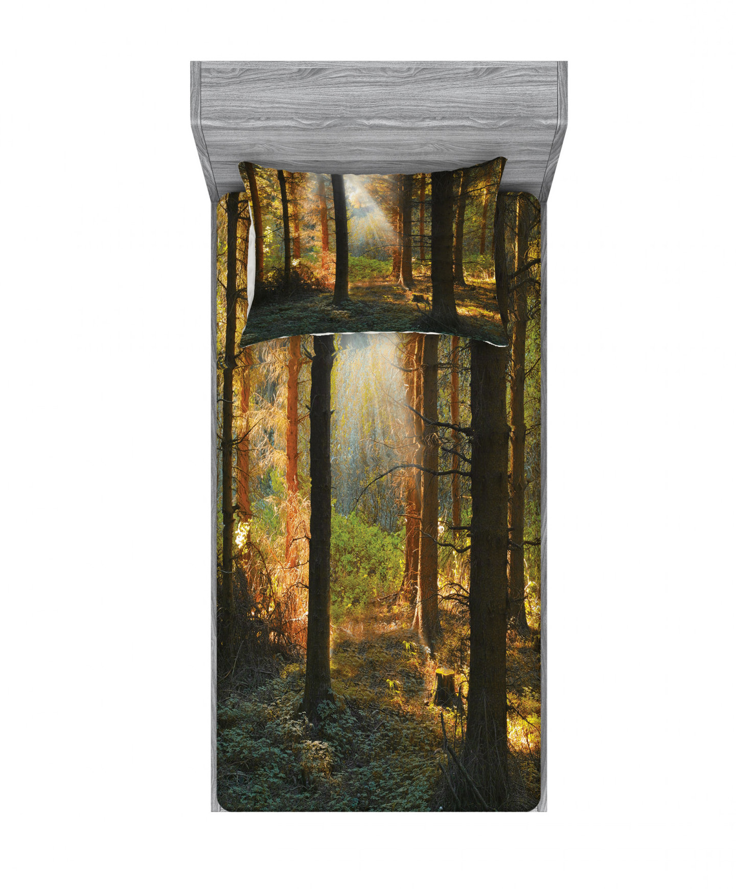 Ambesonne Forest Sheet Set | Wayfair