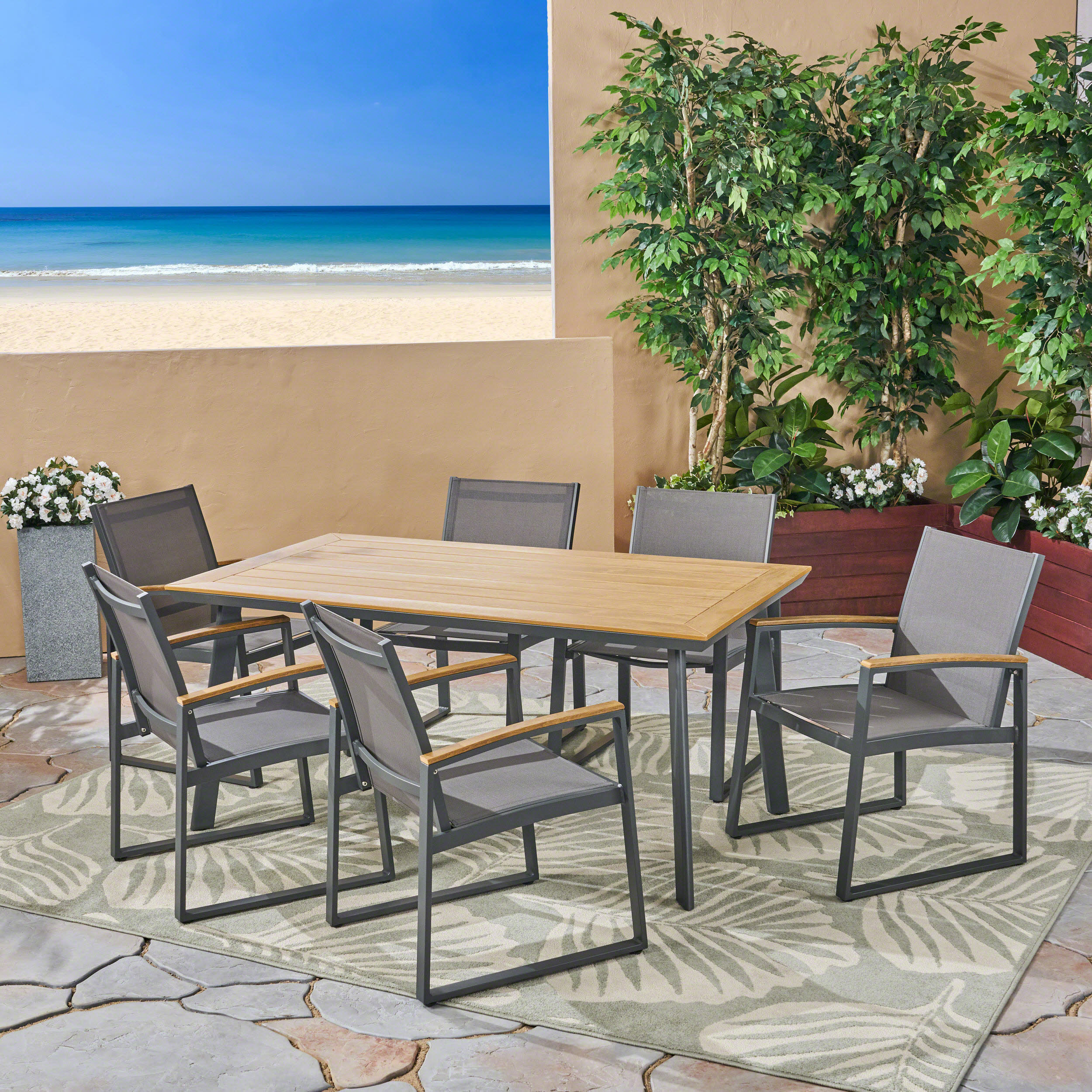 Christopher Knight Home 7 Piece Dining Set | Wayfair