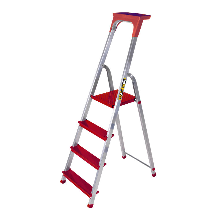 DRABEST UK DISOL 4 - Step Aluminium Small Step Ladder | Wayfair.co.uk