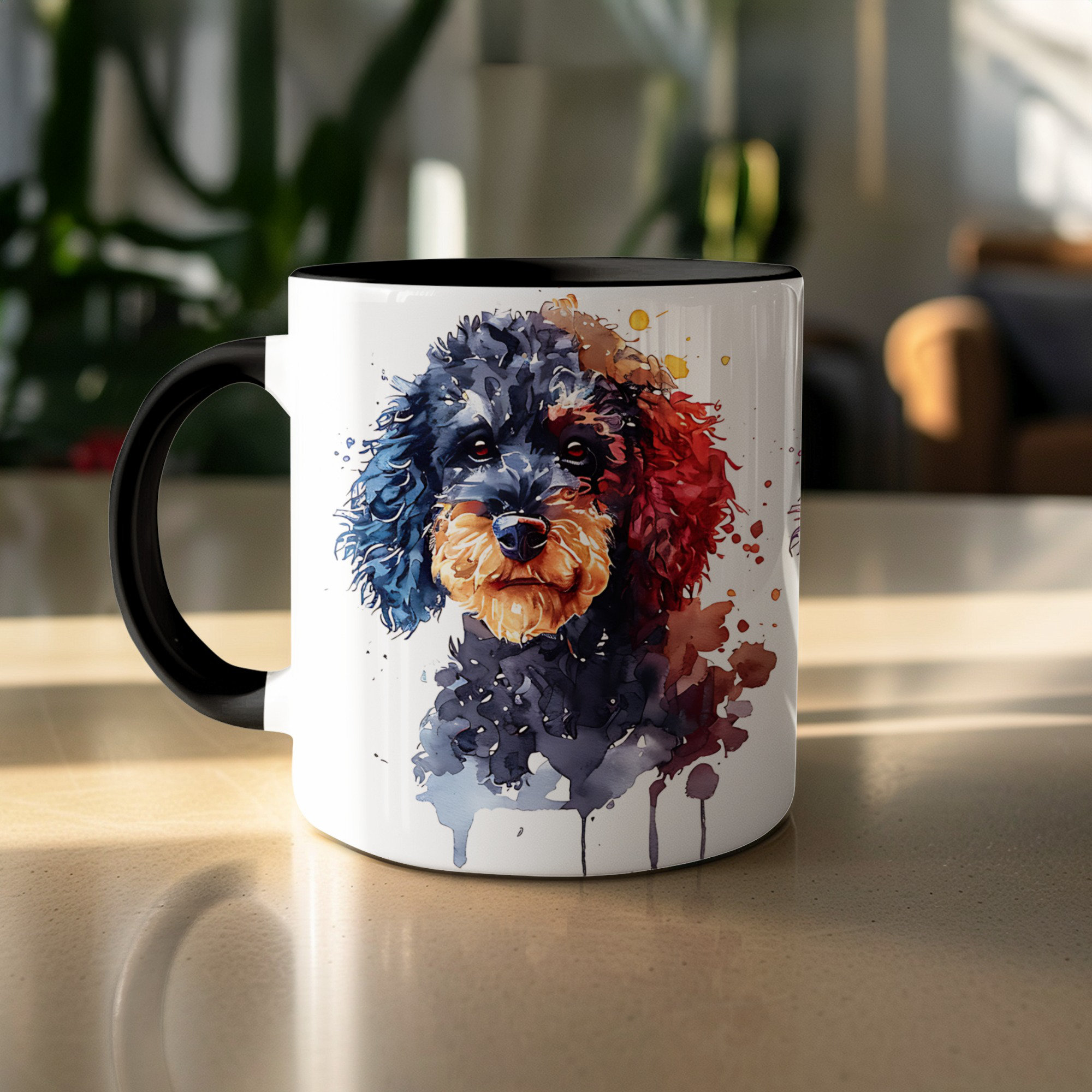 East Urban Home Set of 3 – Samoyed Dog Watercolor Design 11oz Coffee ...
