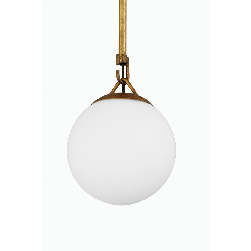 George Oliver Ison 1 - Light Single Pendant | Wayfair