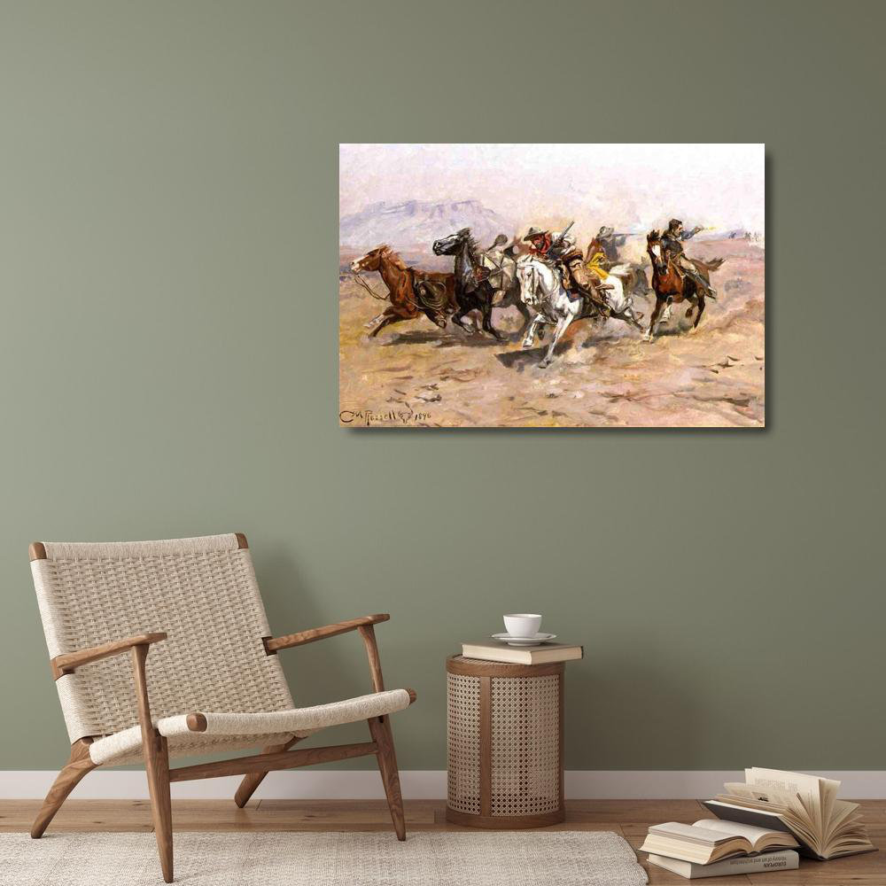 Red Barrel Studio® Russell, Charles Marion Gallery Wrapped Canvas Art ...