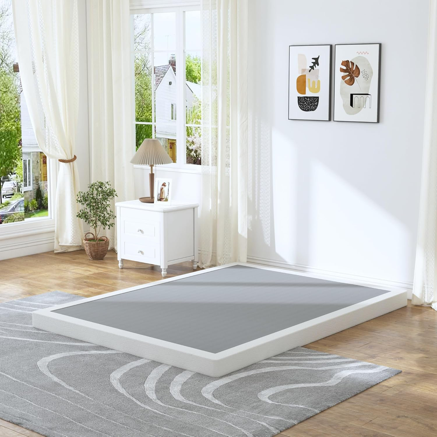 Alwyn Home Low Profile Box Spring,3 Inch Box Spring For Bed,heavy Duty ...