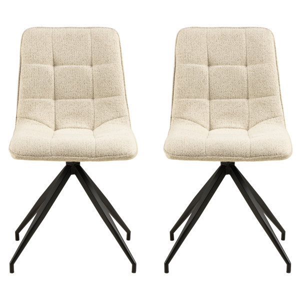 Fjørde & Co Esszimmerstuhl-Set Capone in Beige | Wayfair.de