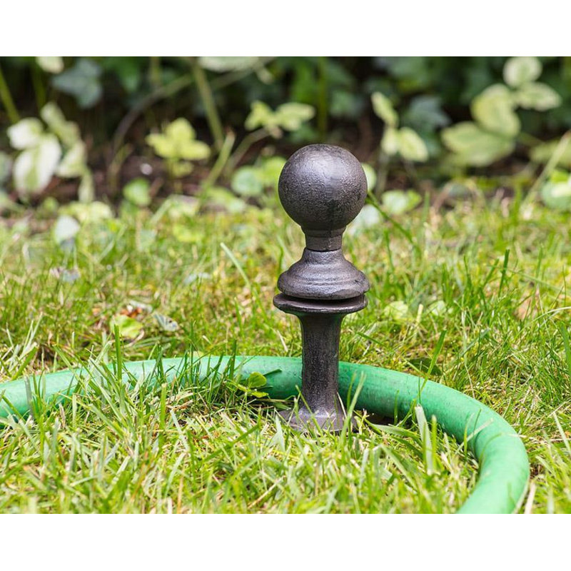 Winston Porter Ball Top Hose Guide Garden Stake | Wayfair