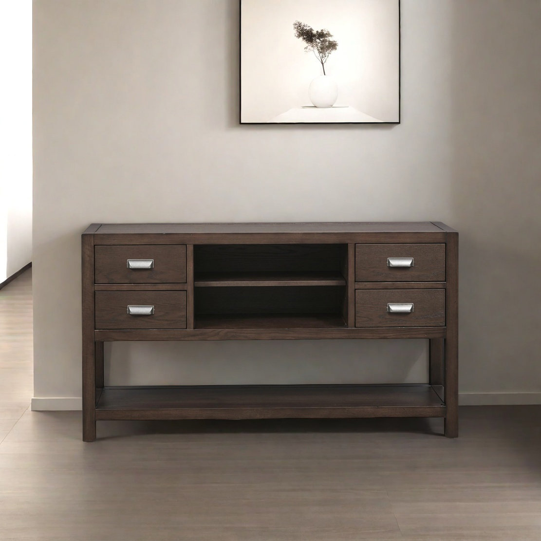 INVOJU Retro Minimalist Multifunctional Console Table | Wayfair