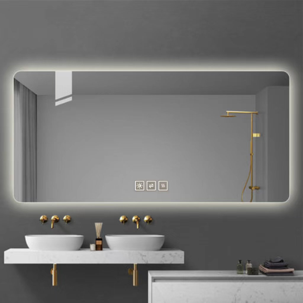 Orren Ellis Layai Lighted Wall Mounted Bathroom / Vanity Mirror | Wayfair