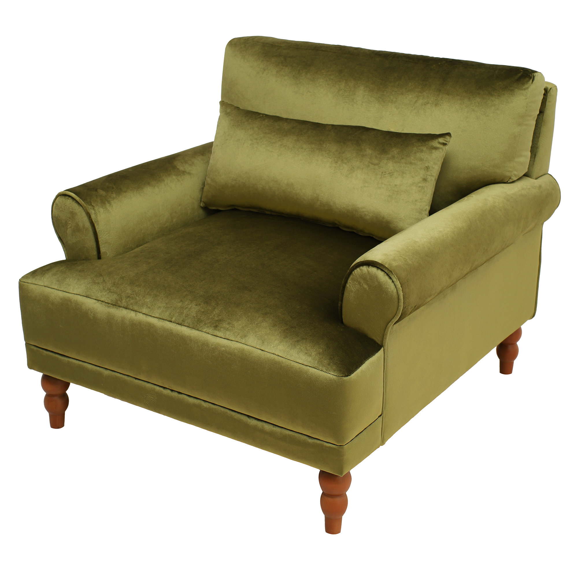 Alcott Hill® Mirod Accent Chair: Luxurious Large Size With Circular ...