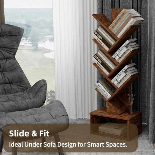 Geometric Narrow Bookcases You'll Love | Wayfair