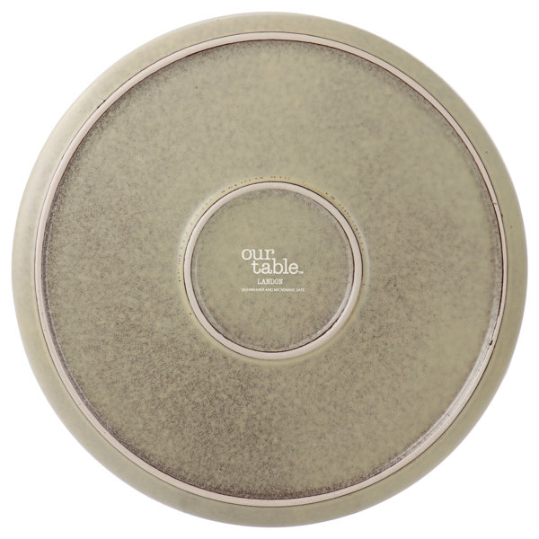 Our Table Landon 6 Piece 10.5 Inch Round Stoneware Dinner Plate Set ...