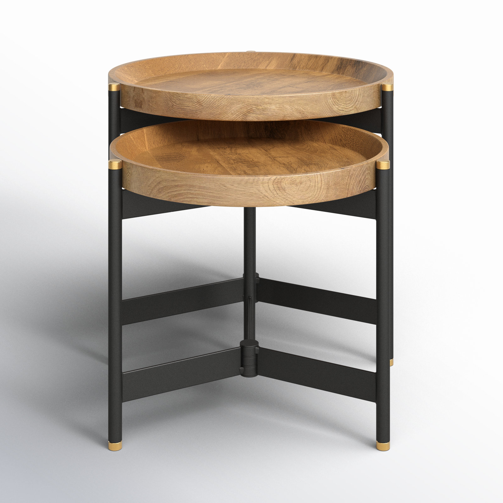 Joss & Main Milda Tray Top 3 Legs Nesting Tables & Reviews | Wayfair