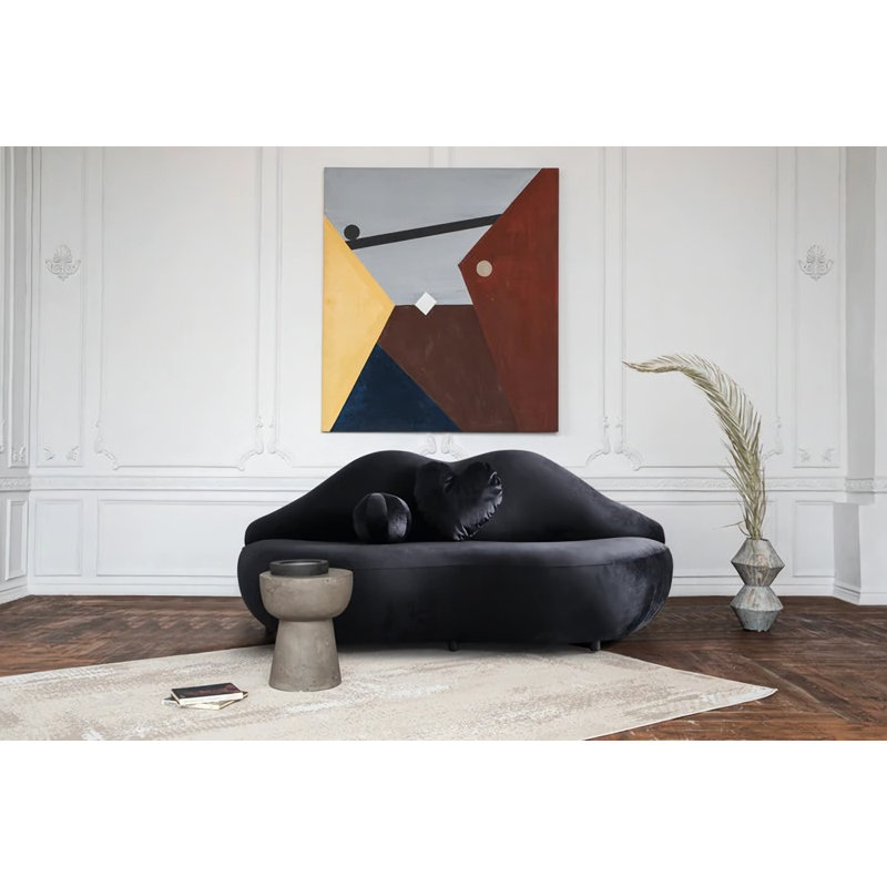 Everly Quinn Nylaya 80" Upholstered Loveseat" | Wayfair