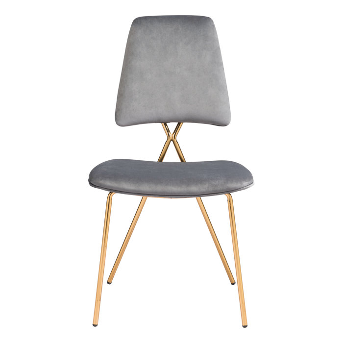 Mercer41 Upholstered Metal Side Chair | Wayfair