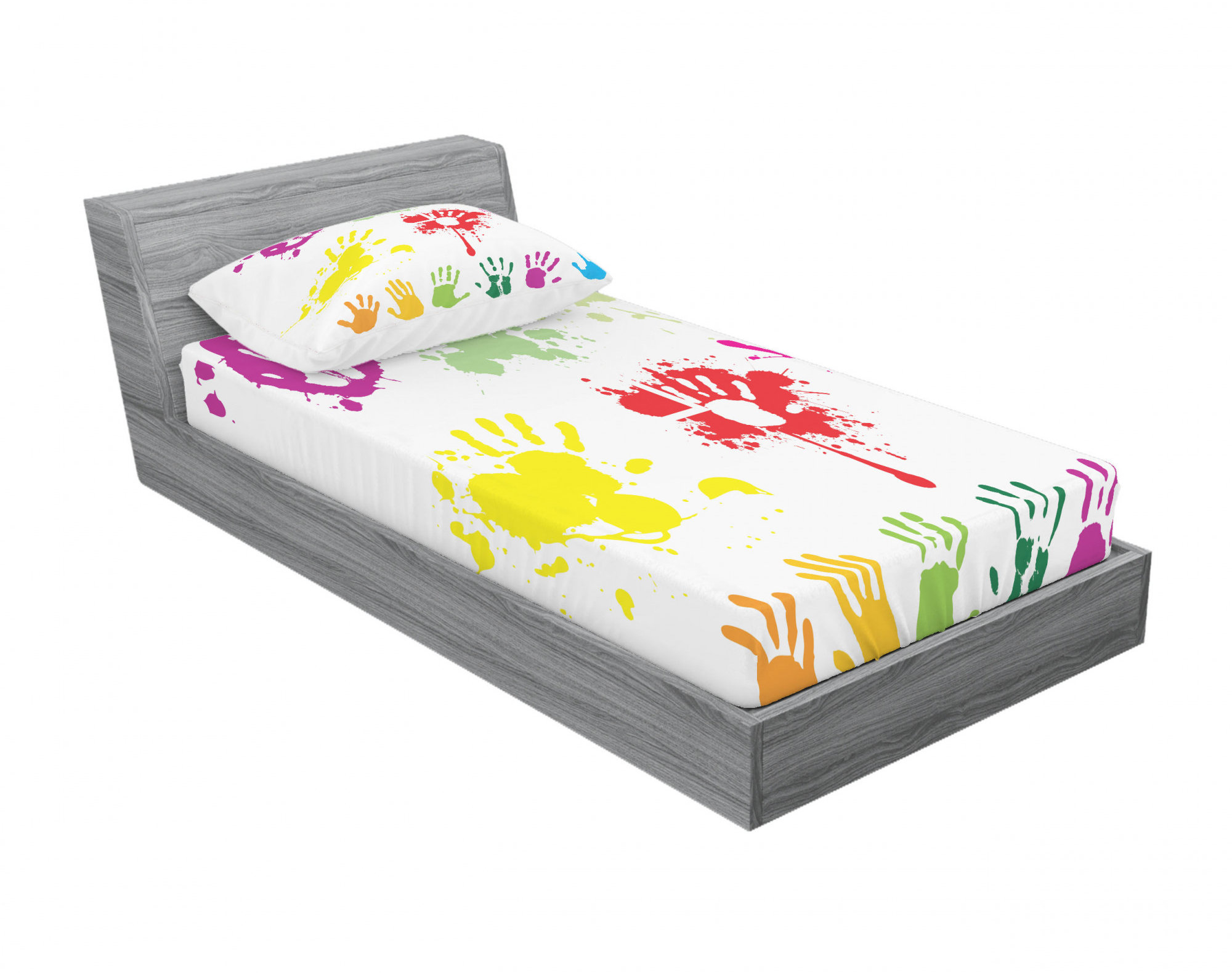 Ambesonne Wave Like Zig Zag Borders Sheet Set | Wayfair