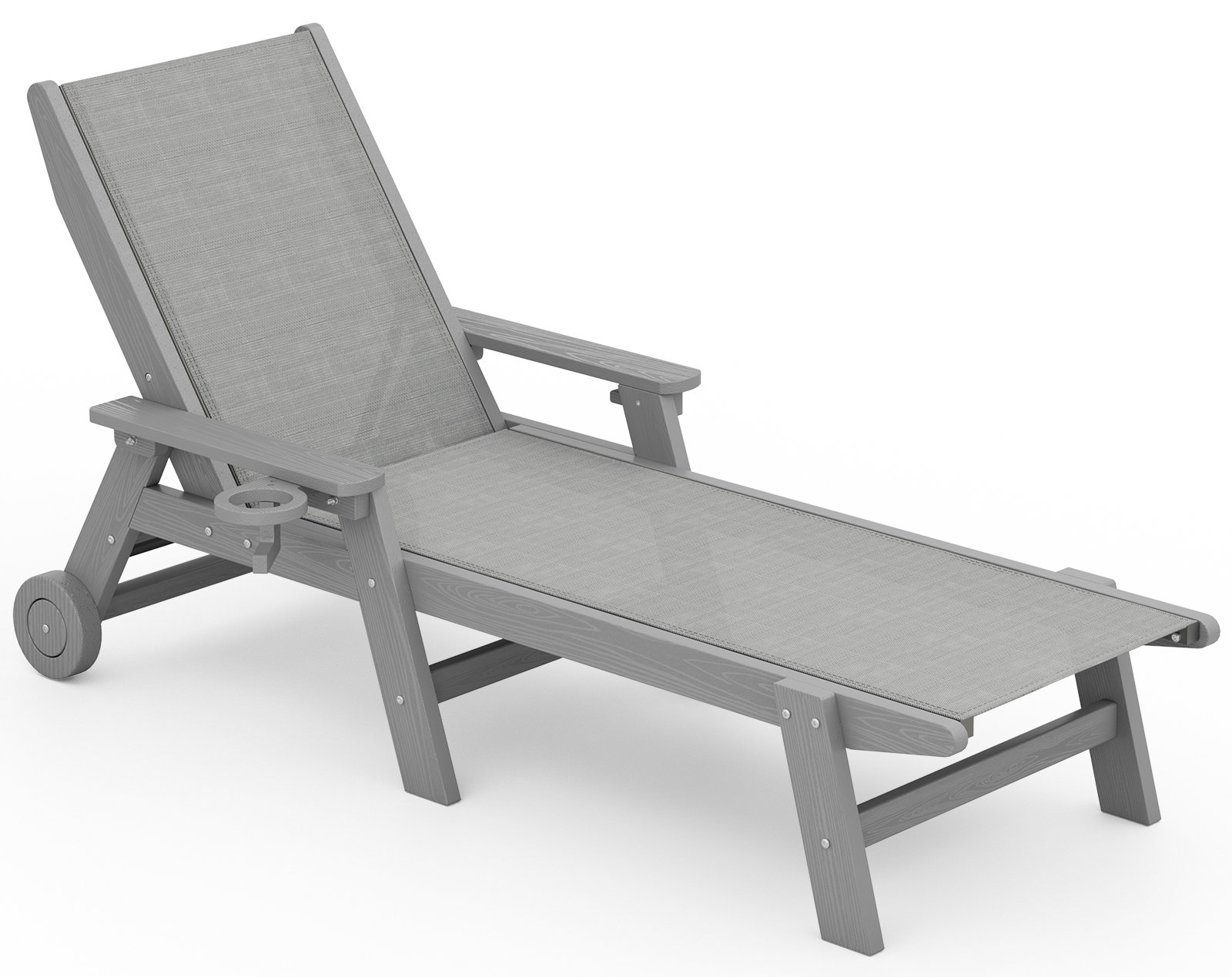 Ebern Designs HDPE Outdoor Nautical Chaise with arm - Wayfair Canada