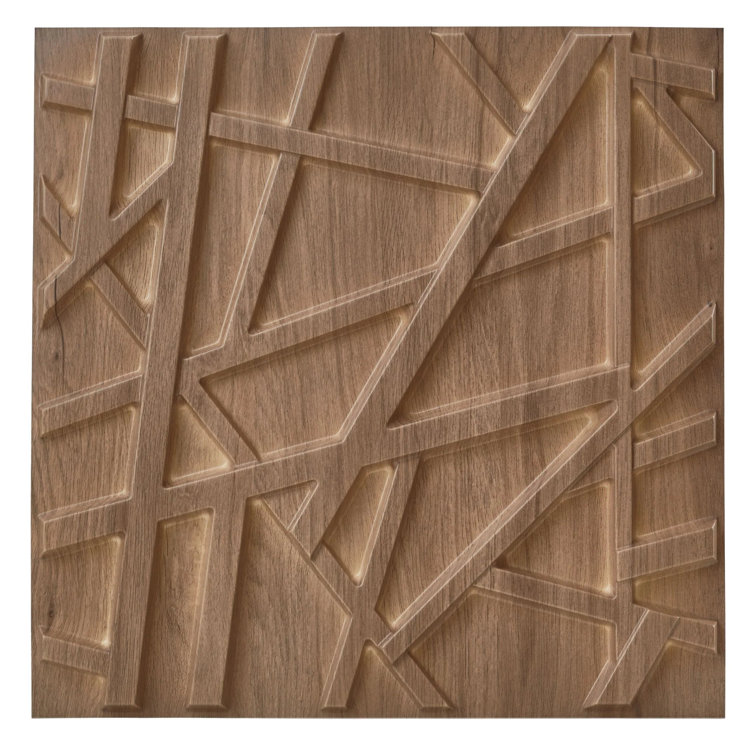 Ebern Designs 3D Wall Panels With Adhesive Included 19.6" x 19.6 ...