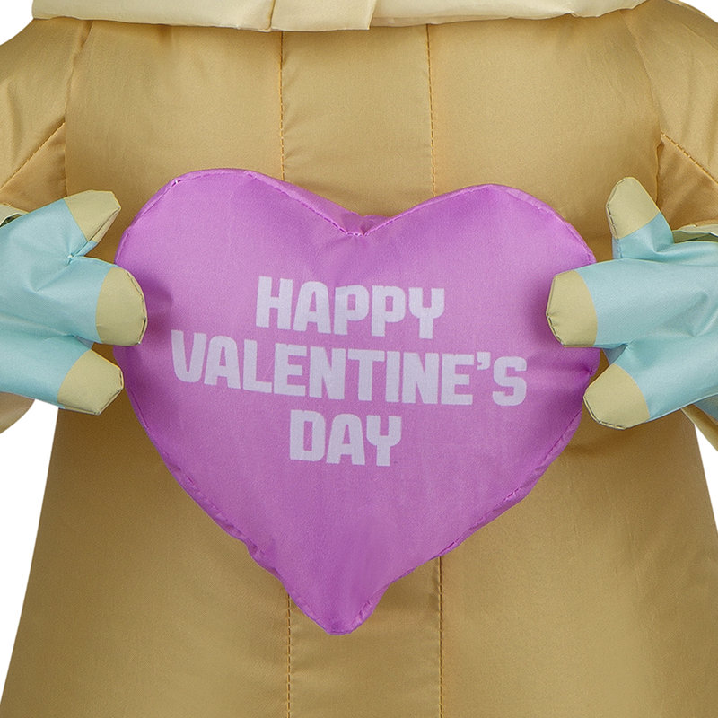 National Tree Company 20" Inflatable Valentines Baby Yoda | Wayfair