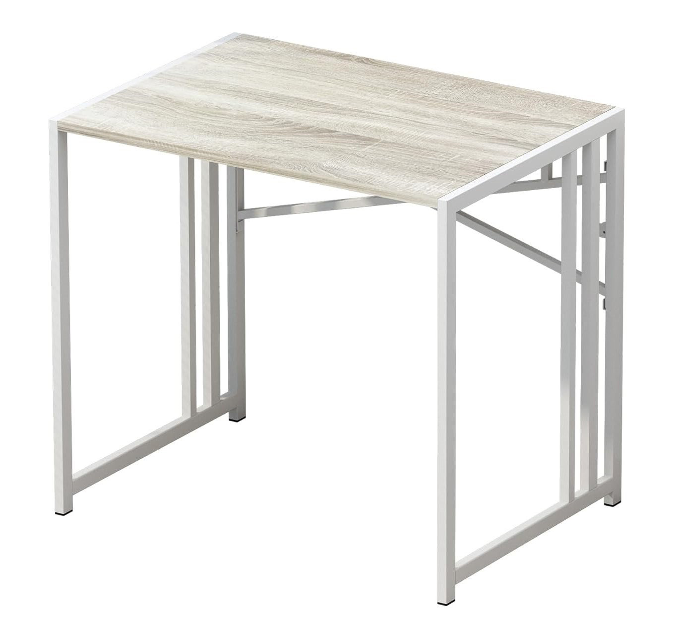 SOCTAN The Folding Desk, 32" for Small Spaces, No Assembly Required ...