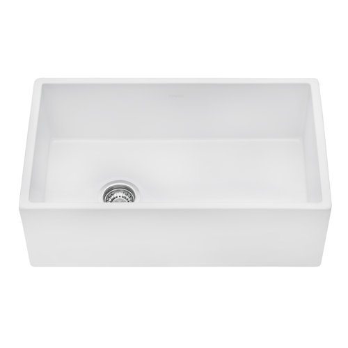 Ruvati Fiamma 30'' Farmhouse / Apron Single Basin Kitchen Sink ...