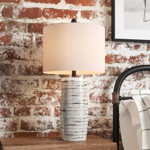 Pewter / Silver Table Lamps You'll Love | Wayfair