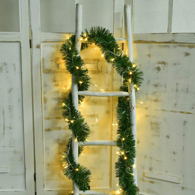 light green christmas garland