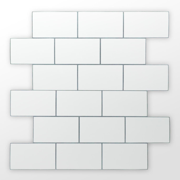 Walplus 6.1'' W x 12'' L PVC Peel and Stick Subway Tile | Wayfair