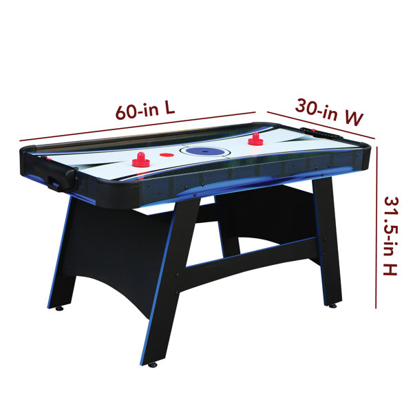 Hathaway Games 5' Two Player Air Hockey Table with Manual Scoreboard ...
