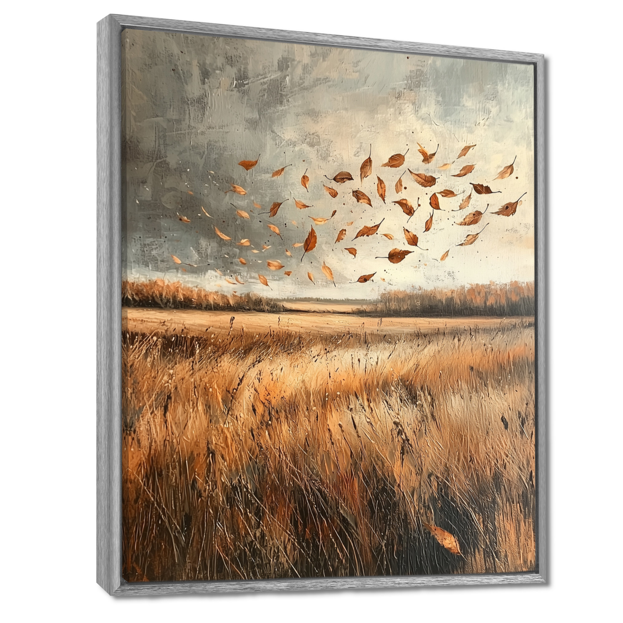 Winston Porter Windy Prairie Leaves In The American Prairies II ...