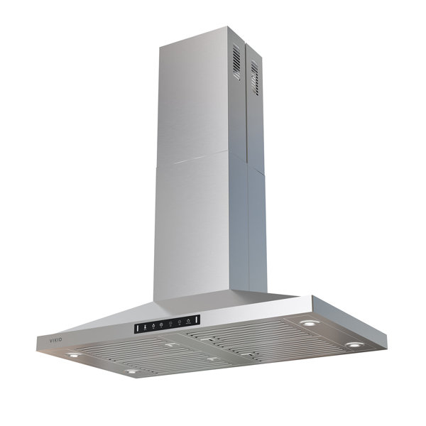 VIKIO Kitchen VIKIO 42" 500 CFM Convertible Island Range Hood In ...