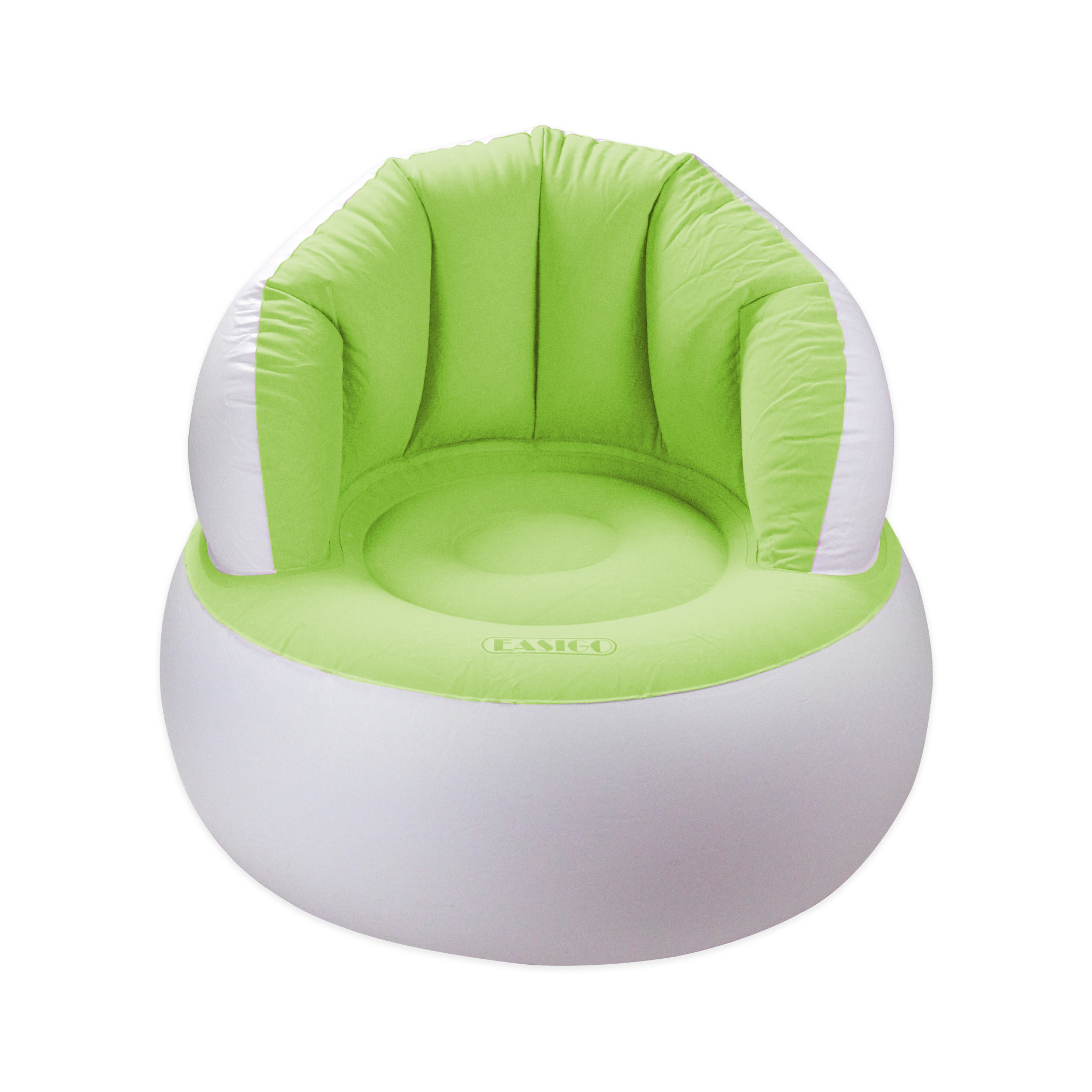 Northlight Seasonal Green and White Inflatable Indoor/Outdoor Armchair ...