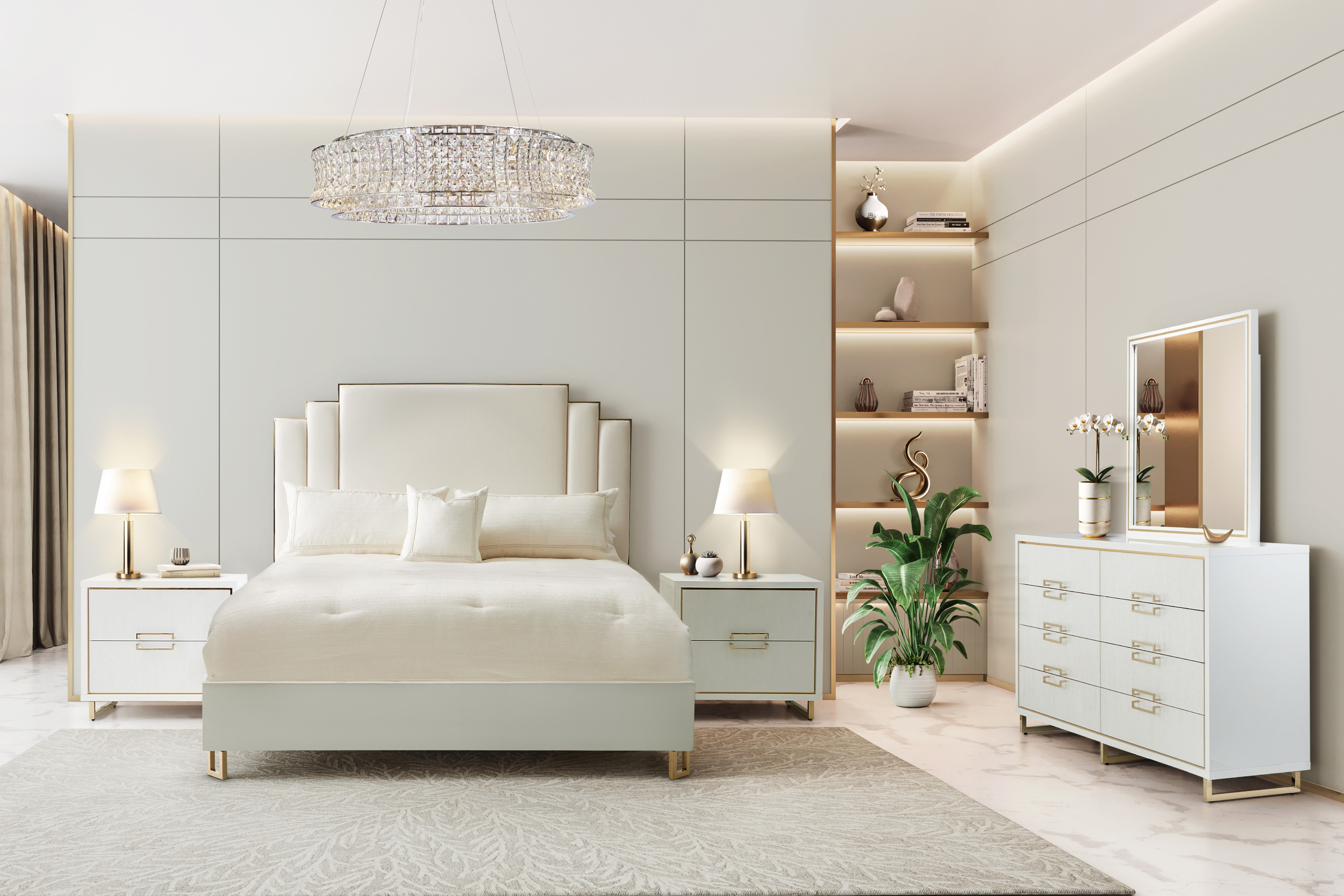 Michael Amini Palm Gate 5-Piece Bedroom Set - Wayfair Canada
