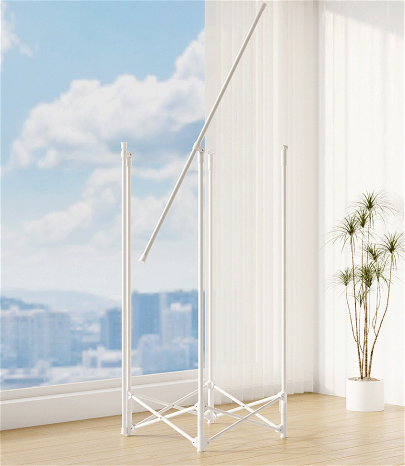 Thrones Designs Easyfold Bedroom And Balcony Clothes Rack | Wayfair