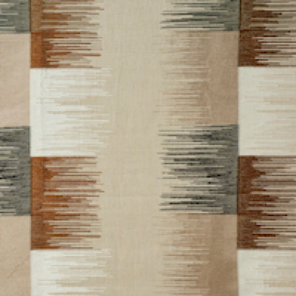 Schumacher Sunburst Stripe Embroidery Fabric | Wayfair