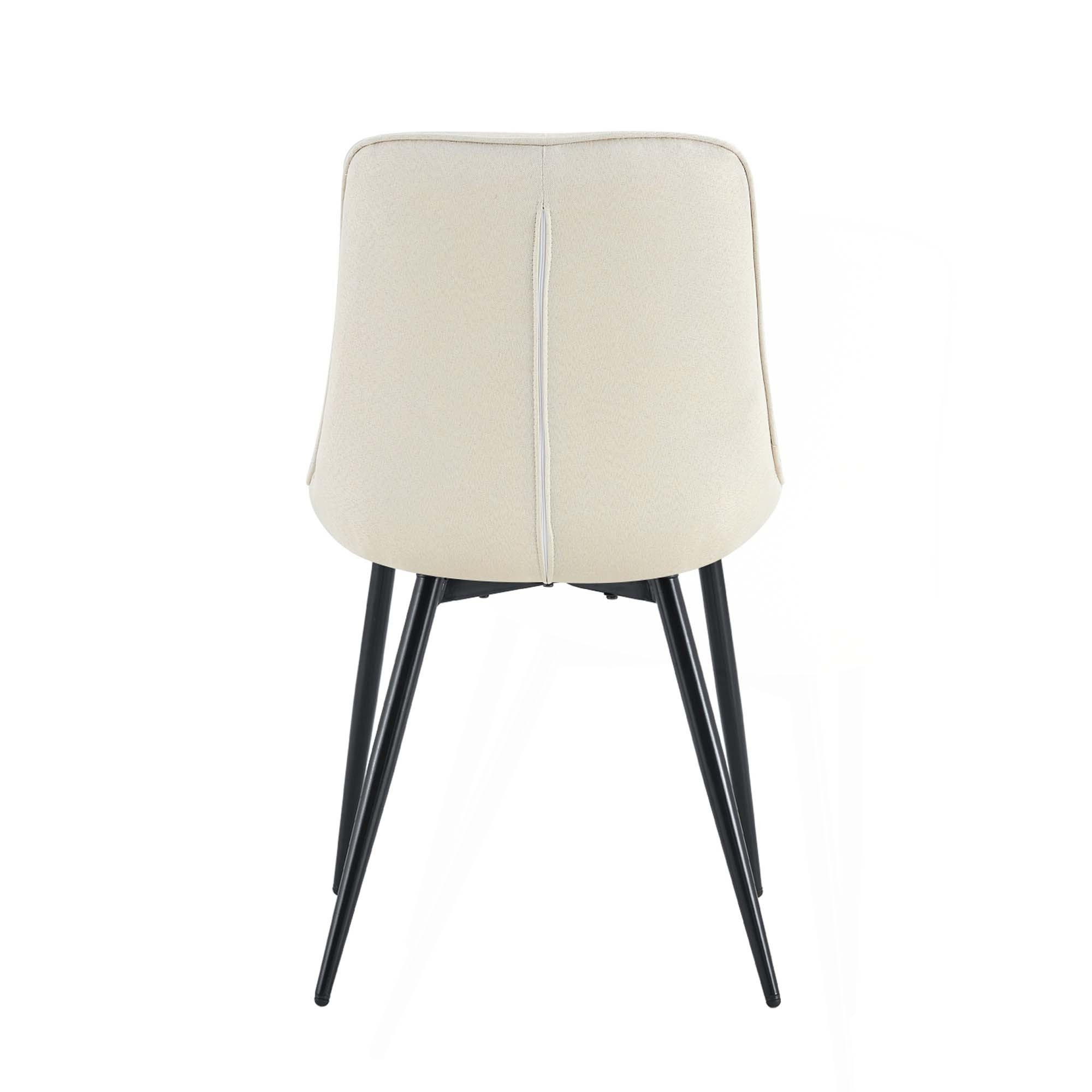 Latitude Run® Modern Fabric Dining Chair with Stylish Grid Pattern ...