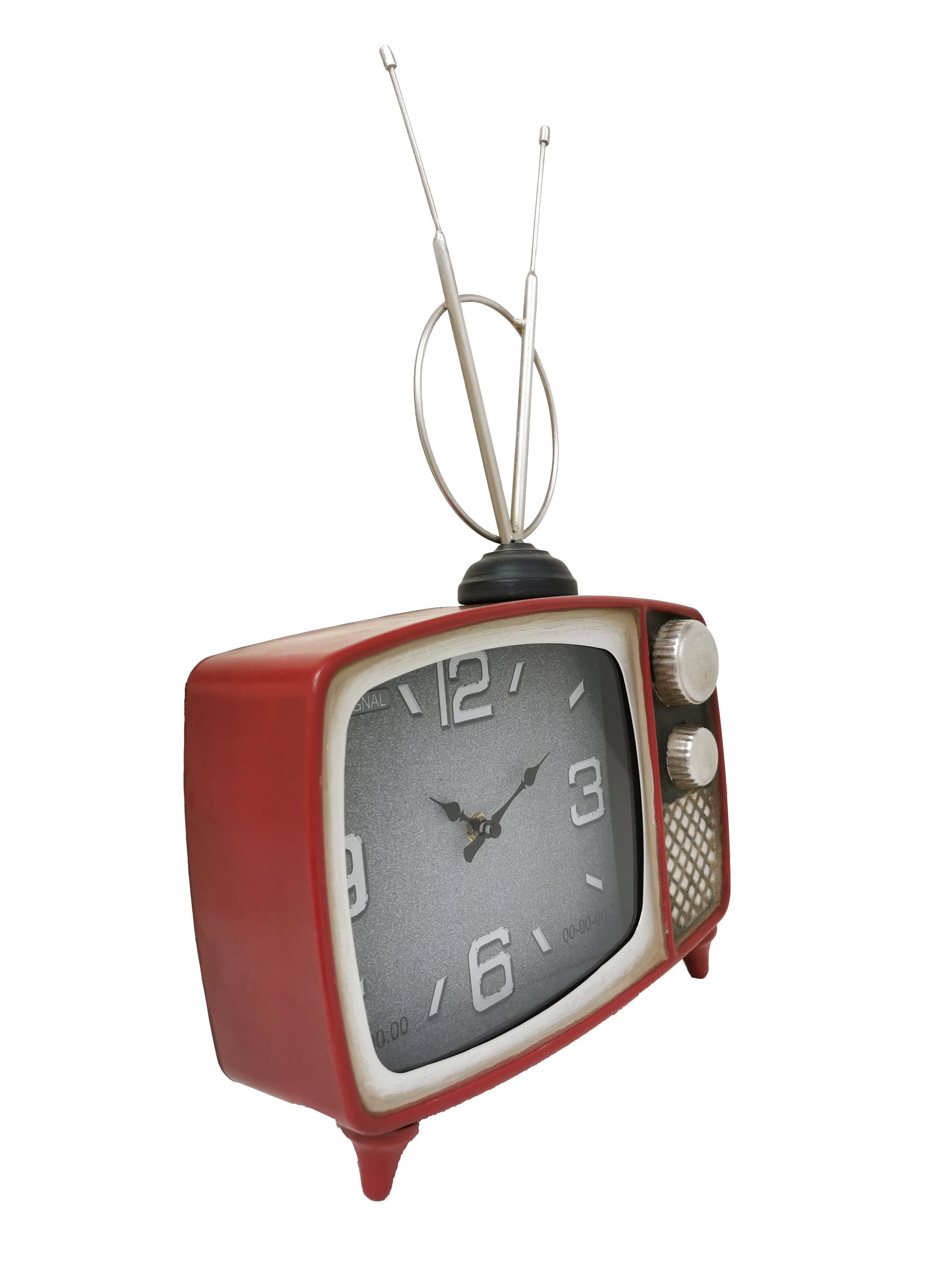Red Barrel Studio® Red Classic TV Table Clock | Wayfair